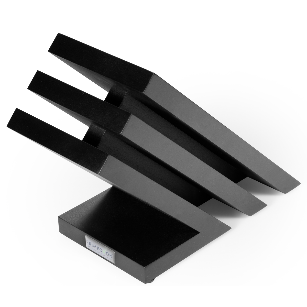 Magnetic Knife Log with six positions in black beech – Kity Kitchen